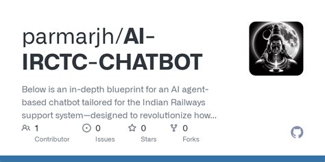GitHub Parmarjh AI IRCTC CHATBOT Below Is An In Depth Blueprint For An AI Agent Based Chatbot