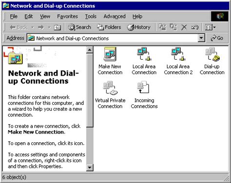 Network And Dial Up Connections NETWORK ENCYCLOPEDIA