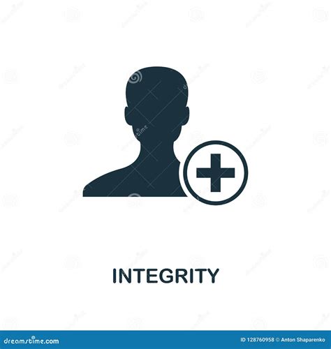 Integrity Icon Simple Element Vector Illustration