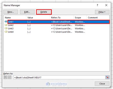 how to remove external links in excel exceldemy