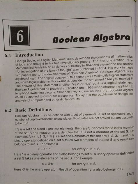 4 Boolean Algebra Pdf