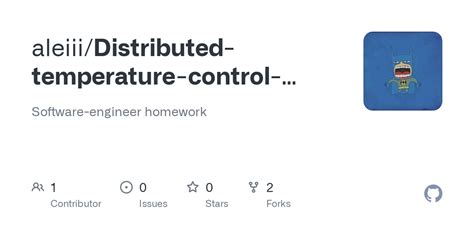 Github Aleiiidistributed Temperature Control System Software
