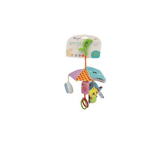 ჩამოსაკიდებელი ჩვილის სათამაშო მწვანე ქოლგა