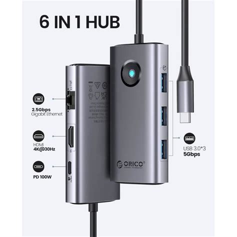 In Usb C Docking Station With Hdmi K W Power Transmission Gigabit Ethernet Three