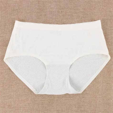Fashion Women Ice Silk Seamless Ultra Thin Underwear Womens Panties