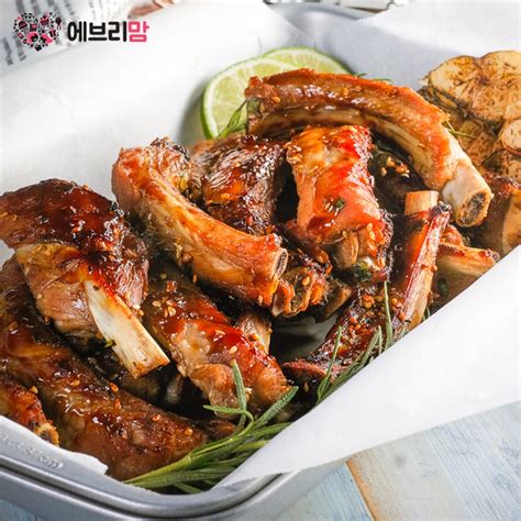 양념 등갈비구이 바베큐 폭립