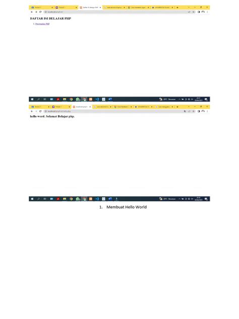 membuat hello world pdf komputer