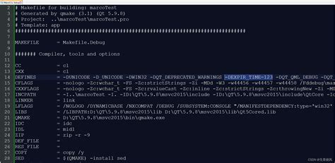 qmake宏定义常量和字符串或带空格的字符串（在代码中使用） qmake 添加宏定义 csdn博客