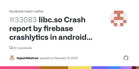 Libc So Crash Report By Firebase Crashlytics In Android App Issue