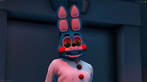 Toy Bonnie Fnaf Mask Femalemale V10 Gta 5 Mod