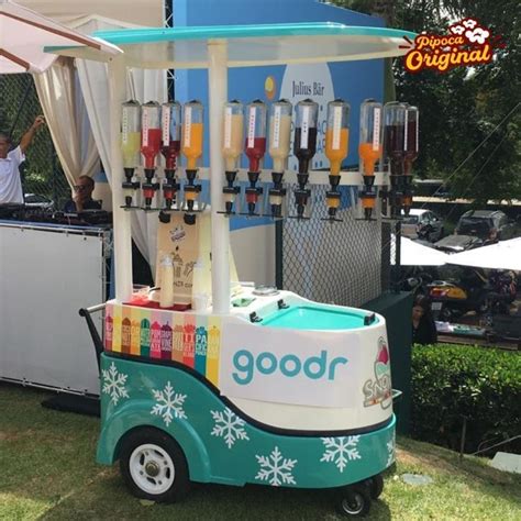 Raspadinha De Gelo Snowie Ice Carrinho Que Vende Doces Carrinho De