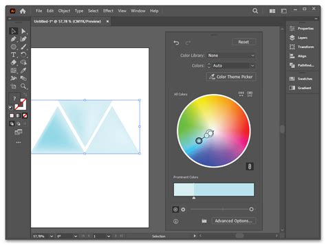 Как сделать градиент в Иллюстраторе