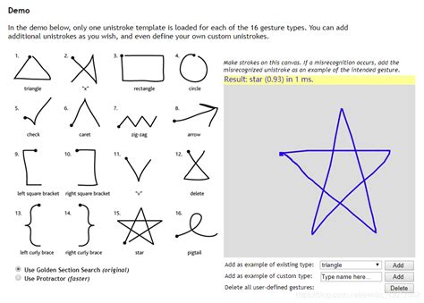【手势识别】【unity】基于touchscript插件和1 Unistroke Recognizer（一笔识别）算法的屏幕手势识别研究unity 手势识别画画 Csdn博客
