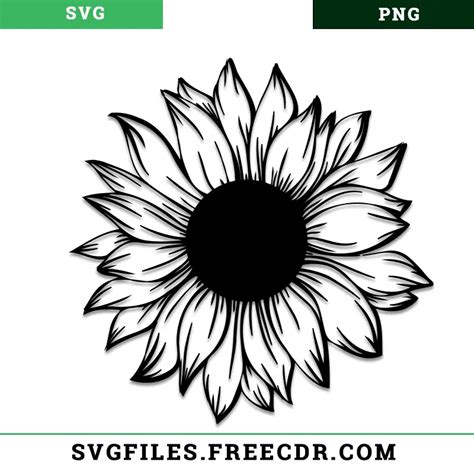 Sunflower Svg Free For Cricut