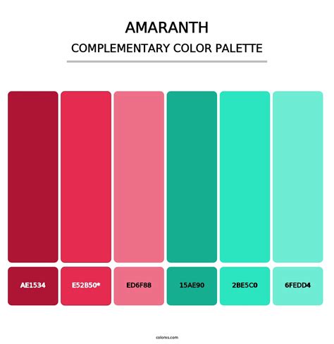 Amaranth Color Palettes