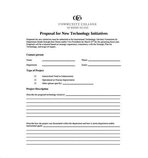 Tech Proposal Template