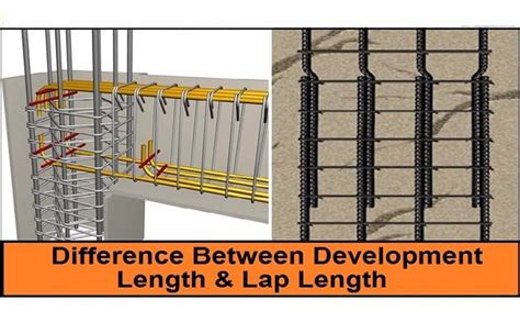 Difference Between Development Length And Lap Length