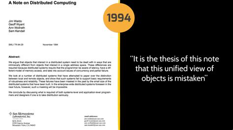 A Brief History Of Distributed Programming Rpc Speaker Deck