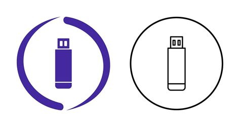 Usb Drive Vector Icon 34022262 Vector Art At Vecteezy