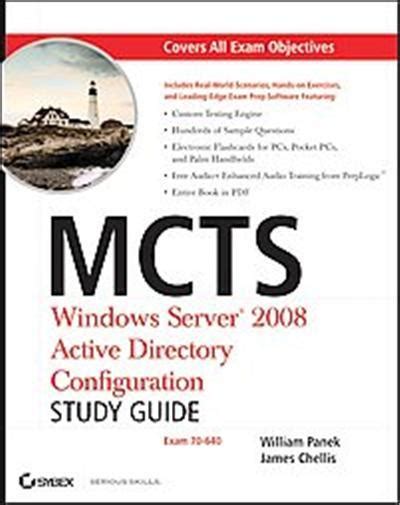 Mcts Windows Server 2008 Active Directory Configuration Inconnus Achat Livre Fnac