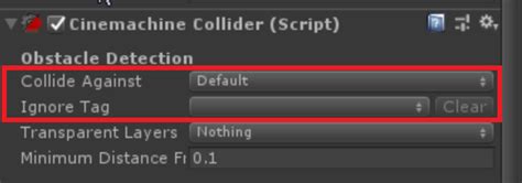 Cinemachine View Collision Disable Unity Engine Unity Discussions