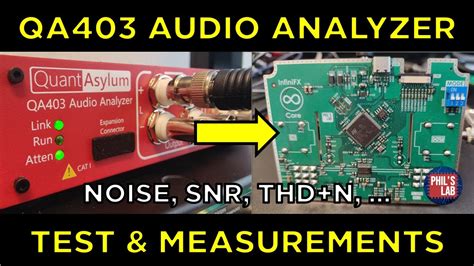 Qa403 Audio Analyzer Tutorial Noise Snr Thdn Phils Lab 130