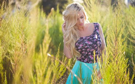 Летние Фото Девушек Блондинок — Фото Картинки