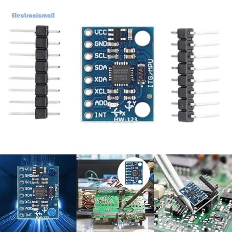 Gy 521 Mpu 6050 3 Axis Analog Gyro Sensors 16 Bit Data Output 3 Axis