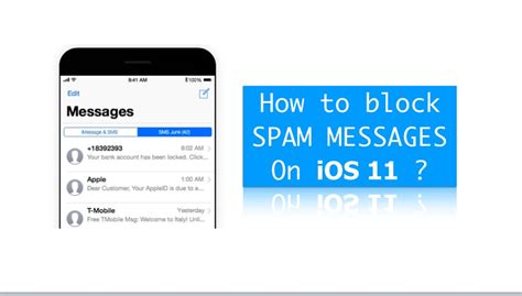 block spam messages on ios 11 techdotmatrix