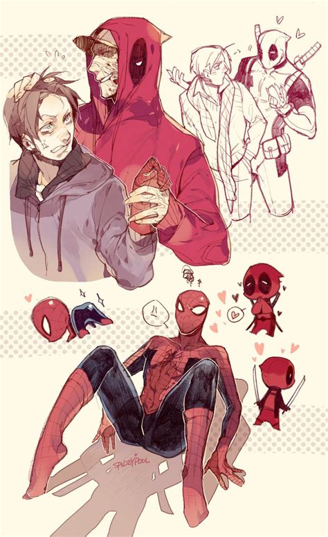 Spideypool Мстители Смешные мстители Комиксы марвел