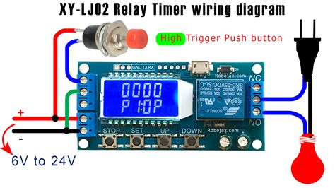 Home Automation How To Use 7 Program 0 1s To 9999 Minutes Relay Timer