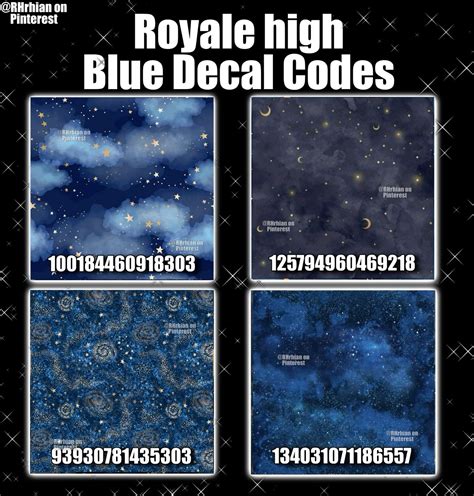 210 Rh Codes Ideas In 2025 Pattern Decal Rh Design Royal High