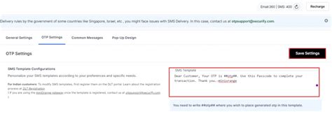 Otp Verification General Setting Configuration Wordpress