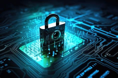 Digital Security And Encription Premium Ai Generated Image