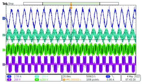 Measured Results At F IN 50 Hz And F OUT 100 Hz CH1 Output
