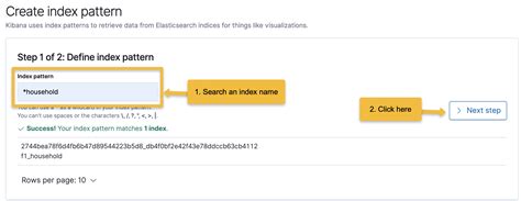 how to create index patterns knowledge base