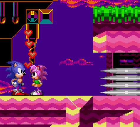 Sonamy Pixel Art Pixel Sonic The Hedgehog