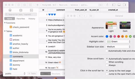 Sequel Pro Dark Theme Tableplus