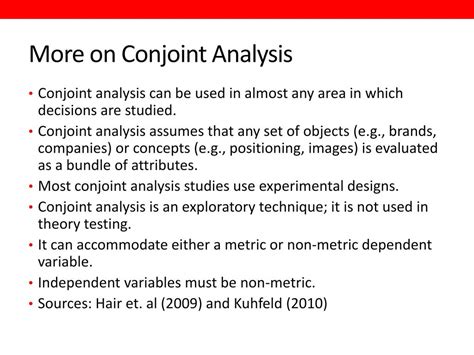 Ppt Conjoint Analysis Powerpoint Presentation Free Download Id3038778