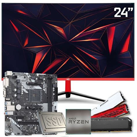Kit Upgrade Processador Amd Ryzen G Placa M E Asrock A M Hdv Mem Ria Gamer Gb Mhz