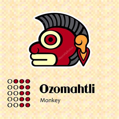 Aztec Symbol Ozomahtli — Stock Vector © Sahuad 12403457