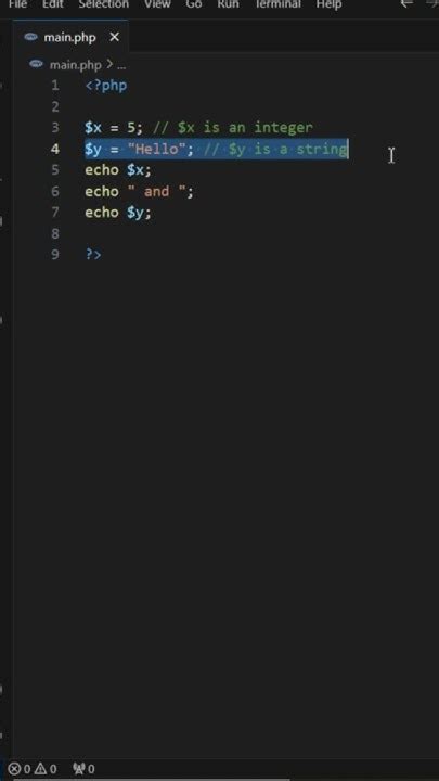 In Php Declaring A Variable Is Straightforward Php Phpscripts Shorts Youtube