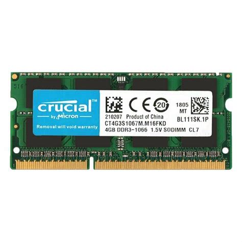 Crucial Ddr3 4gb 8gb 1066 Mhz Pc3 8500 Laptop Sodimm 204 Pin Memory Ram Crucial Ddr3 4gb 8gb 1066 Mhz Pc3 8500 Laptop Sodimm 204 Pin Memory Ram