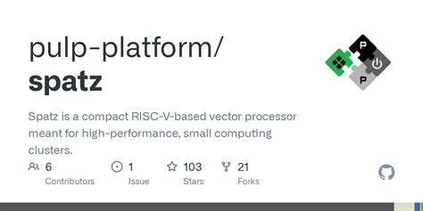 Github Pulp Platformspatz Spatz Is A Compact Risc V Based Vector Processor Meant For High