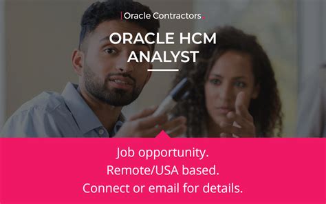 Oracle Contractors On Linkedin Oracle Oraclejobs Oraclecloud Hcm Analyst