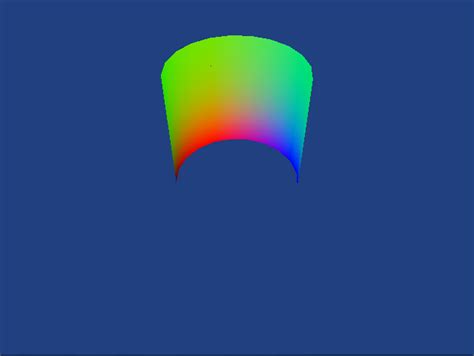 Opengl Draw Cylinder Lateral With Gldrawelements Index Buffer And
