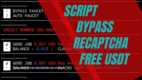 Script Bypass Recaptcha Free Usdt Youtube