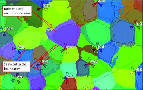 Best Server Map Example With Overlaps 11 Courtesy Of Forsk Best Server Map Example With Overlaps 11 Courtesy Of Forsk