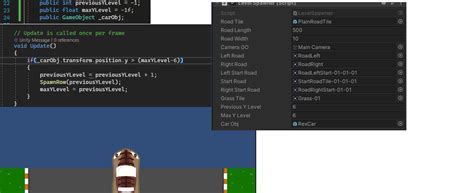 tile row map not spawning in as i move object r unity2d