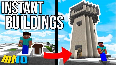 Instant Builds Addon V3 1 19 Mcpe Bedrock Structures Mod Mc Mod Net